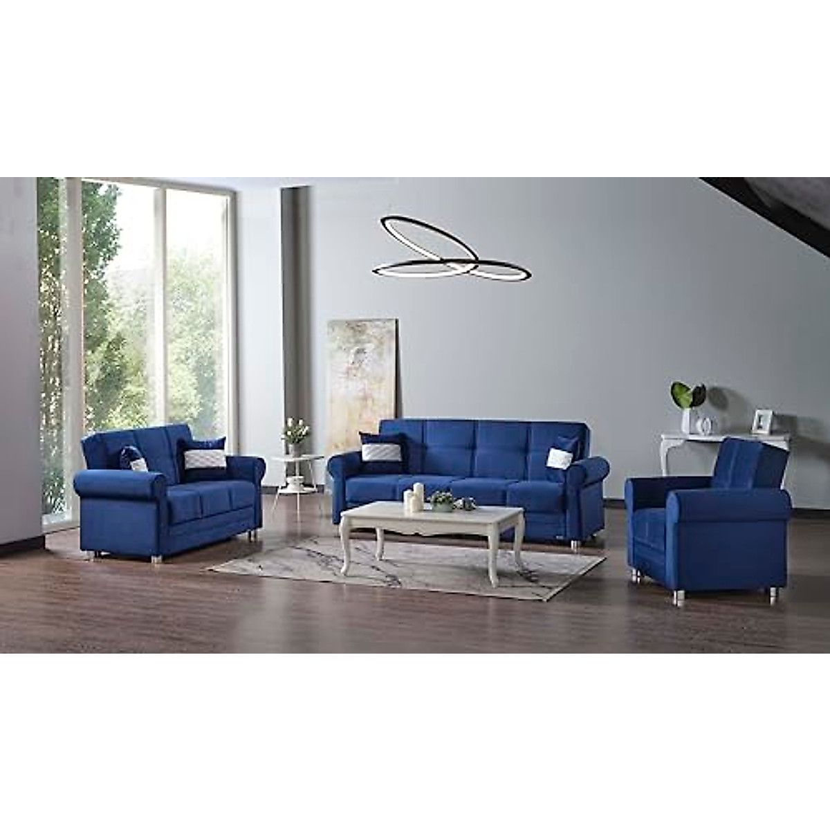 Ottomanson Aras Collection Furniture, Sofabed, Blue