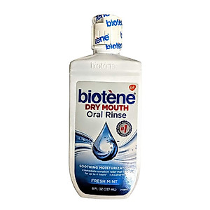 Biotene Dry Mouth Oral Rinse, Fresh Mint 8 oz (Pack of 2)