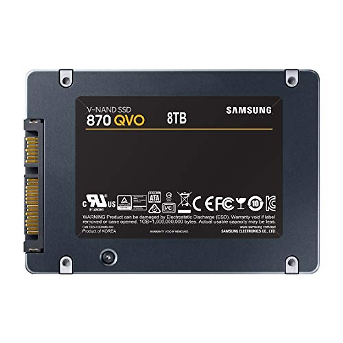 SAMSUNG 870 QVO SATA III SSD 4TB 2.5" Internal Solid State Drive, Upgrade Desktop PC or Laptop Memory and Storage for IT Pros, Creators, Everyday Users, MZ-77Q4T0B