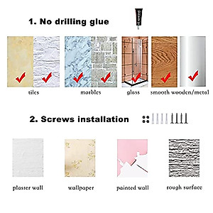 Coat Hooks Wall Mounted 2 Pack 5-Hook Coat Rack Hooks Heavy Duty Wall Hooks Hat Hanger No Drilling Hook Rack Bathroom Entryway Kitchen Door Hanging Jacket Backpack Key Towel Cup Cloth (Aluminum Black)