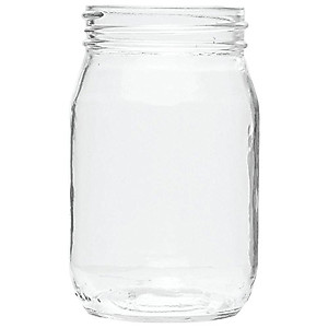 Libbey 92103 Glass 16 Oz. Drinking Jar - 12 / CS