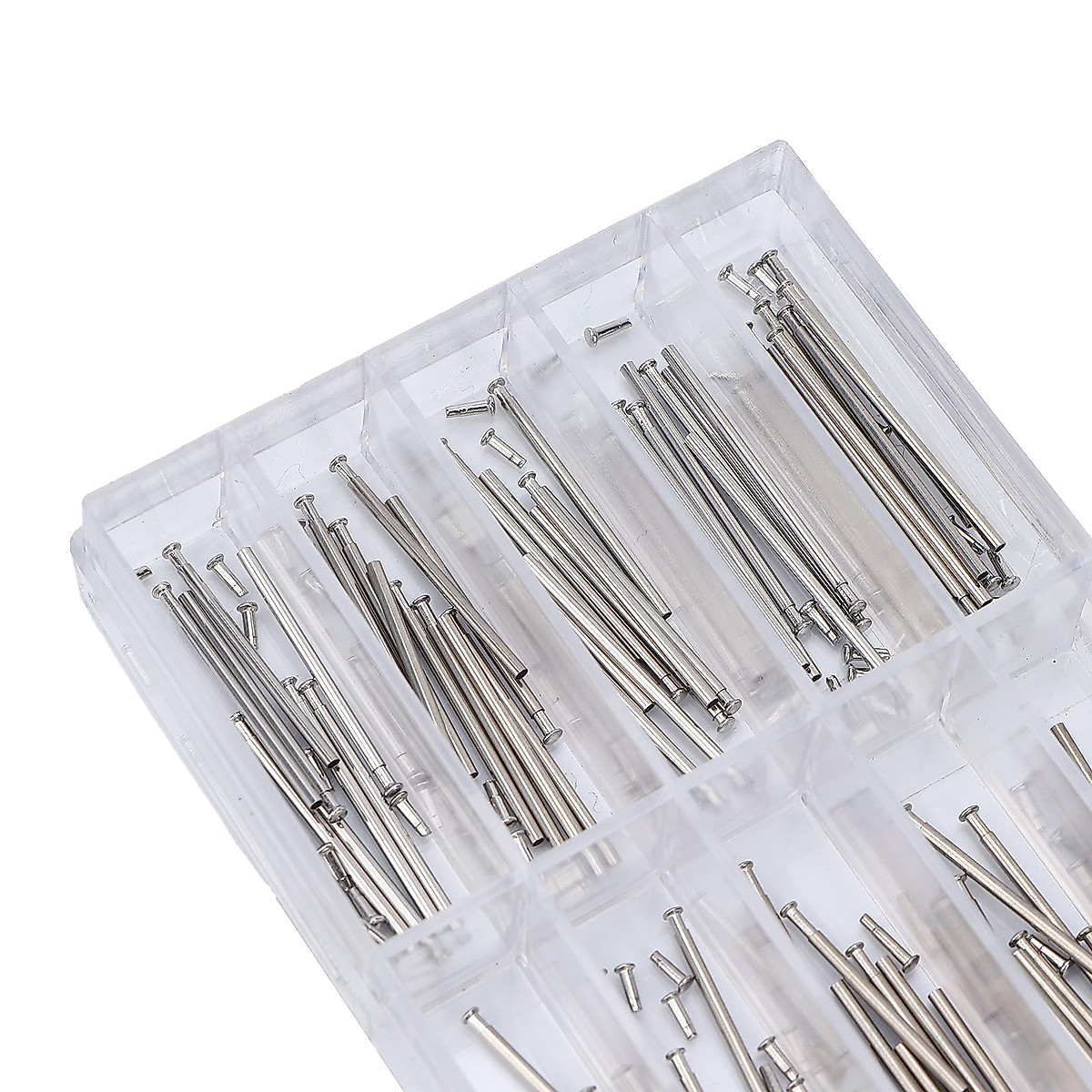 Watch Link Remover Kit, Pressure Bars Pins, Watch Rivet Ends Watch Bars Watch Band Clasp Bars Tube Friction Pin, Rivet Ends Repairing Accessory for Watch Repair and Watch Band Removal