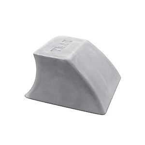 Teak Tuning Monument Series Concrete Fingerboard Wave Obstacle - 4.25" Wide, 2" Tall - Ultra Premium, Super Durable Polymer Modified Concrete - Sterling Gray Colorway