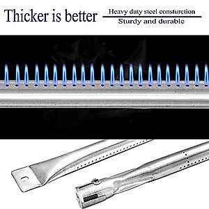 YOUFIRE Gas Burners Tube Stainless Steel BBQ Grill Replacement Parts for Kenmore Series Models and Master Forge 3218LT, 3218LTN, L3218, SH3118B 5 Pack Pipe