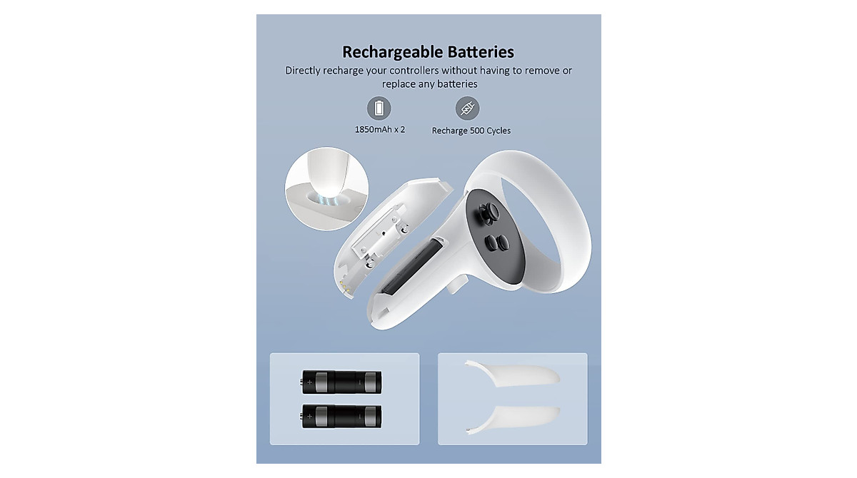 NexiGo Oculus Quest 2 Kit: Charging, Link & Storage Solution