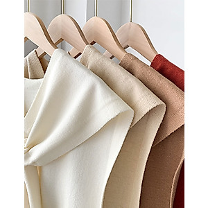 Zontroldy Women's Fashion Sweater Knitted Knotted Shawl Wraps Cape Tops Blouses(0221-White-OneSize)