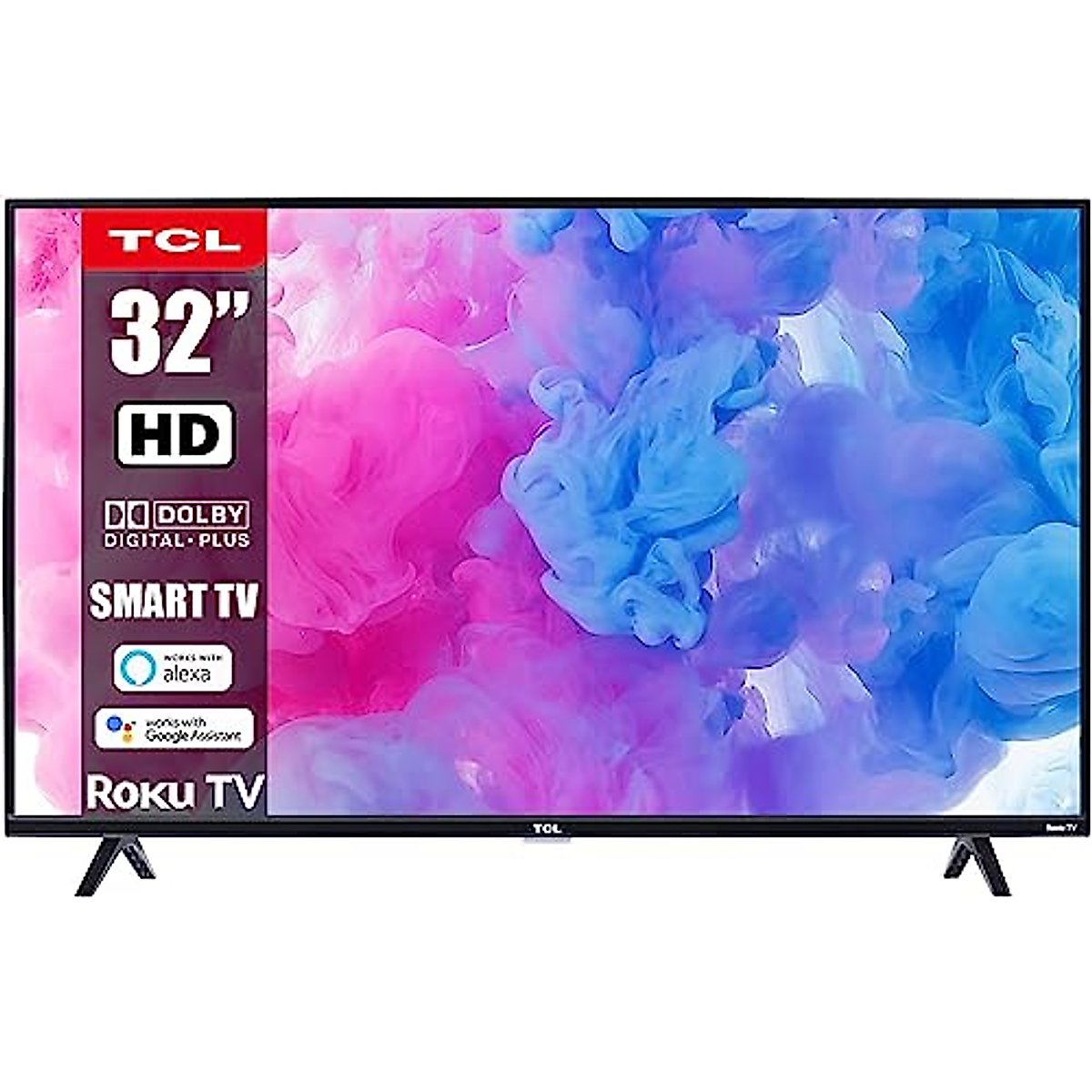 TCL 32-Inch Series 4 Class 720p LED Smart Roku TV 60Hz Refresh Rate Compatible with Alexa & Google Assistant (Renewed)