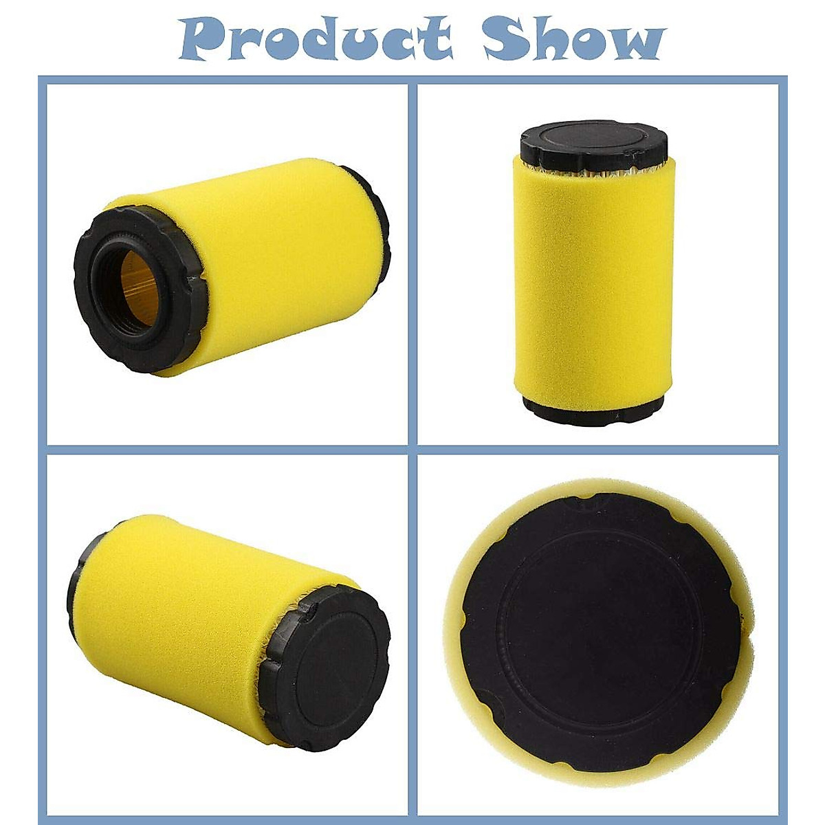 labwork Air Filter Kit with Oil Filter Spark Plug Replacement for Briggs Stratton 793569 793685 20-21 HP