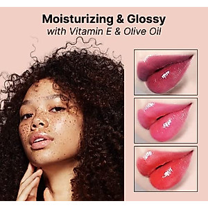 Clear Lip Gloss Base for DIY Lip Gloss Kit - 7.05oz Versagel w/ Olive Oil & Vitamin E for Smooth, Hydrated, Moisturized Lips - Fragrance-Free, Safe for Sensitive Skin - Small Business DIY Supplies