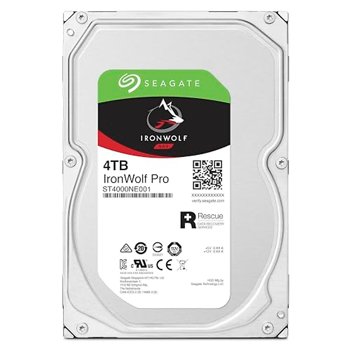 Seagate IronWolf Pro ST4000NE001 4 TB Hard Drive - 3.5" Internal - SATA (SATA/600)