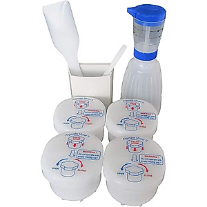 Dental Automatic Impression Material Gypsum Plaster Cups for Alginate Mixer Algimax II GX300(4)