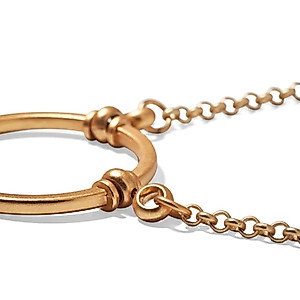 LA LOOP The Camilla Luxury Fashion Eye Glasses Necklace Satin Gold Chain Men Women Sunglass Retainer Eyeglass Holder Travel