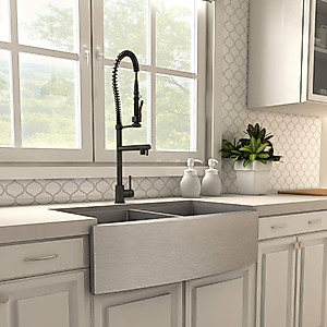 ZLINE Van Gogh Kitchen Faucet in Electric Matte Black (12-0140-EMB)