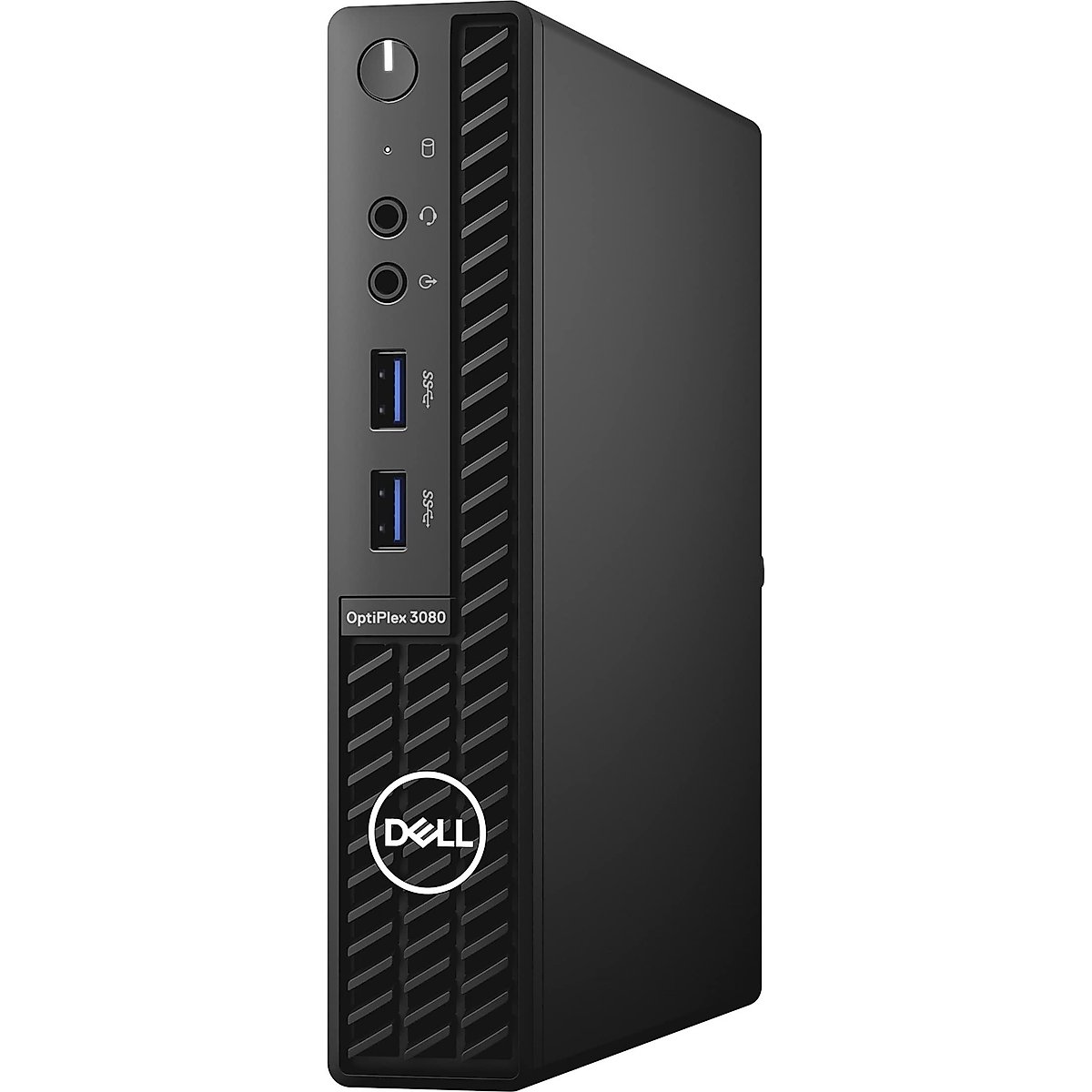 Dell OptiPlex 3000 3080 Desktop Computer - Intel Core i5 10th Gen i5-10500T Hexa-core (6 Core) 2.30 GHz - 8 GB RAM DDR4 SDRAM - 256 GB NVMe M.2 PCI Express M.2 SSD - Micro PC - Black (Renewed)