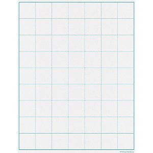 Teacher Created Resources Graphing Grid Large Squares Write-on/Wipe-off Chart