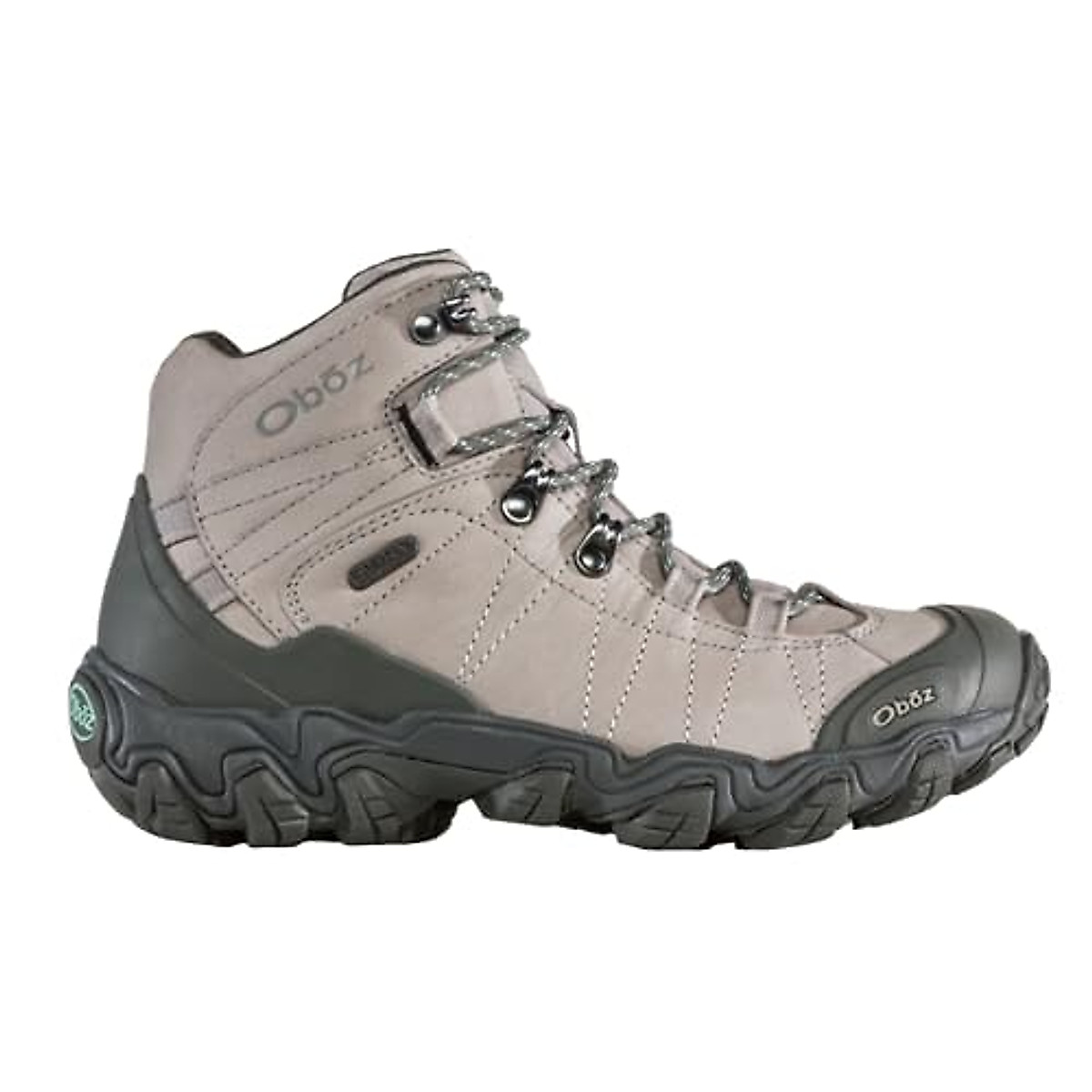 Oboz Women's Bridger Mid B-DRY Hiking Boot, Frost Gray, 6.5