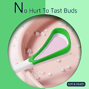 New Tongue Scraper, Premium Tongue Cleaner, Keep Oral Hygiene, Metal Tongue Scrapers, BPA Free, Medical Grade Stainless Steel, For Adults Kids, Bad Breath Treatment Tools