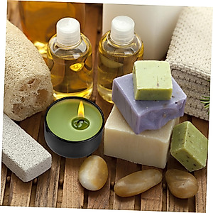 ULDIGI 12pcs Black Aluminum Candle Tins - Round, 8 Oz, Compact & Portable, Ideal for Travel, Storage & DIY Candle Making