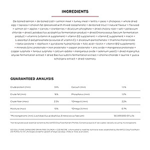 Go! Solutions Carnivore Grain Free Dog Food, 3.5 lb – Salmon + Cod Recipe – Protein Rich Dry Dog Food – Complete + Balanced Nutrition for All Life Stages