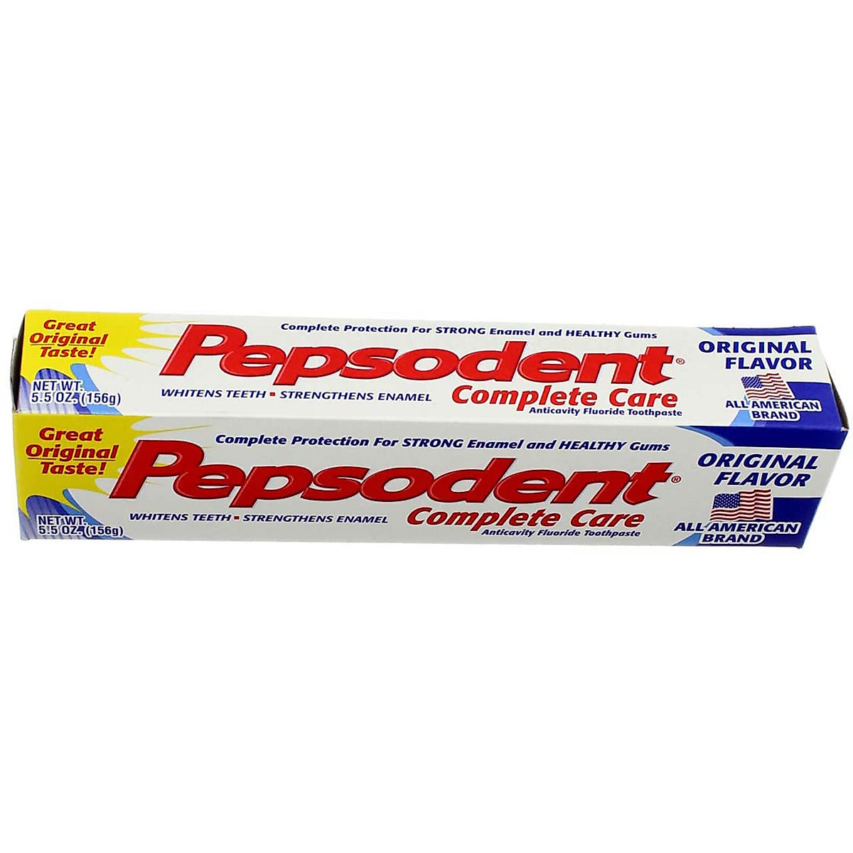 Pepsodent Complete Care Toothpaste Original Flavor 5.5 oz ( Pack of 2)