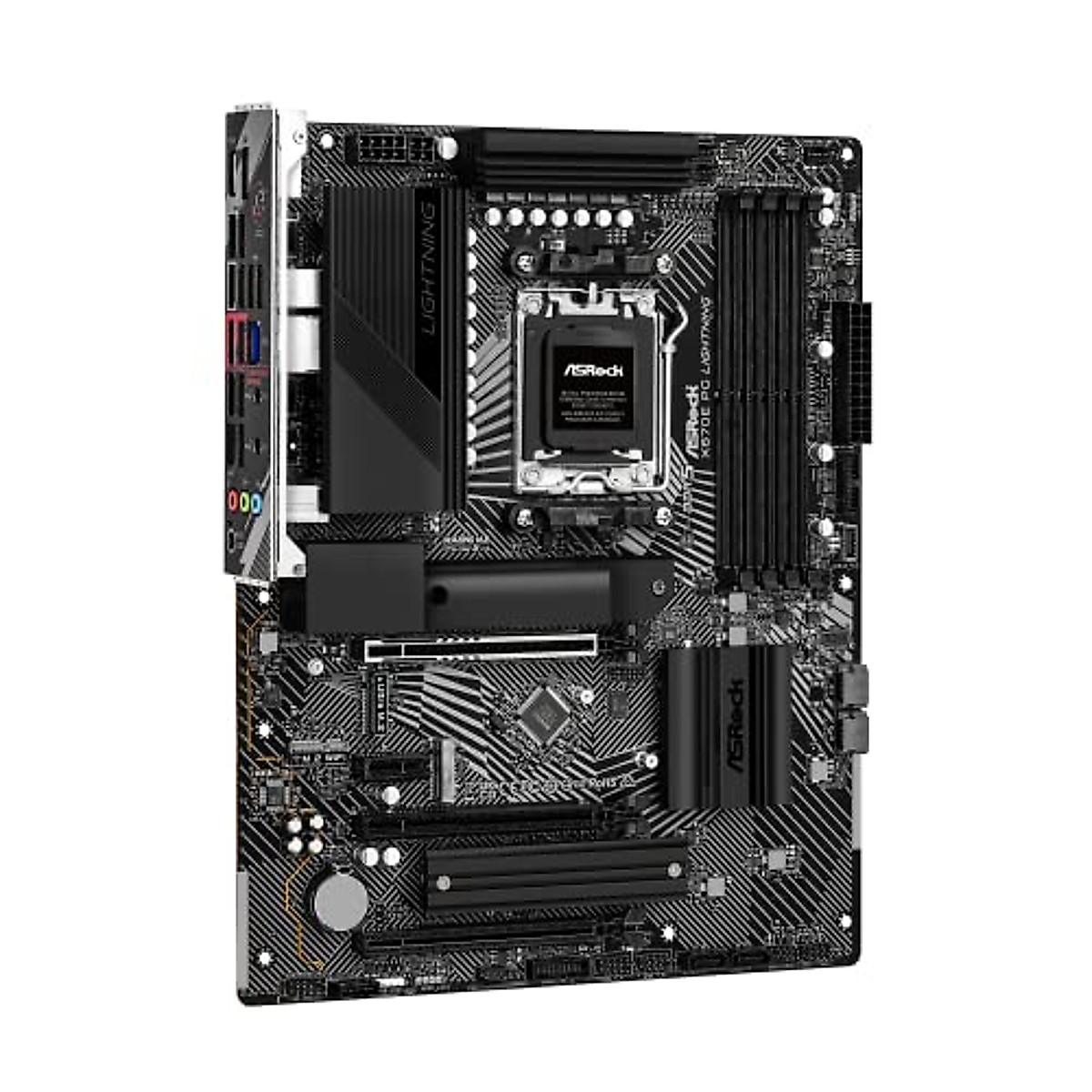 ASRock X670E PG Lightning Support AMD AM5 RYZEN 7000 Series Processors Motherboard