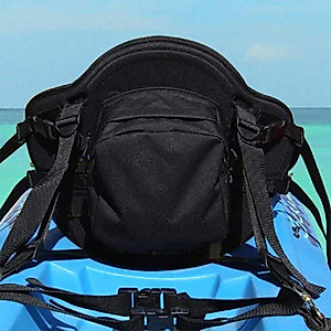 GTS Expedition Molded Foam Kayak Seat - Standard Zipper Pack Comfortable Padded Kayak Canoe Boat Seat Fishing Seat Super Supportive Lumbar Support, Comfortable Kayak Adjustable Backrest