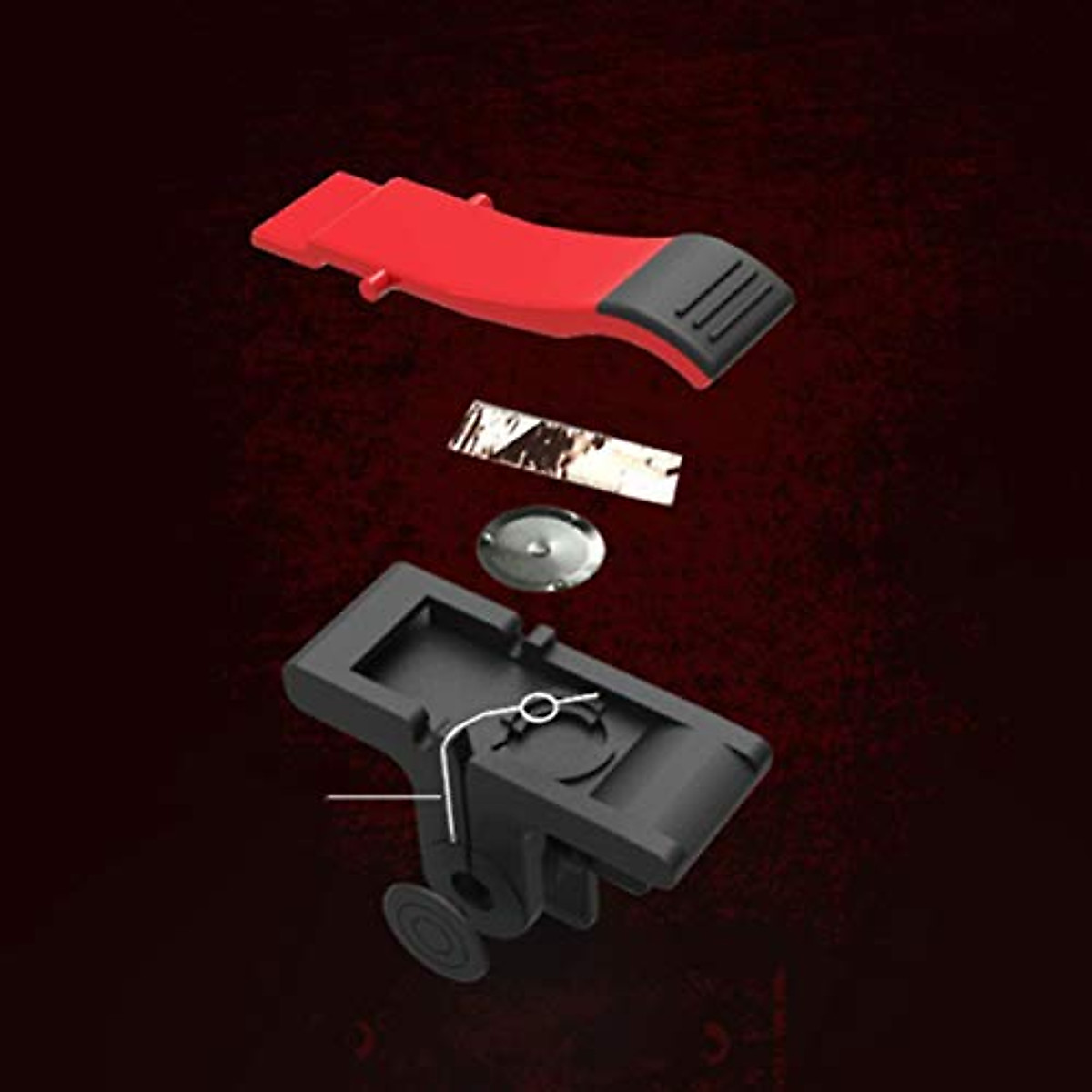 Hemobllo Telefonos Phone Game Shooting Button Gaming Trigger Buttons D9 Quick Buttons for Men Women Phone Mobile Game Tool Telephones