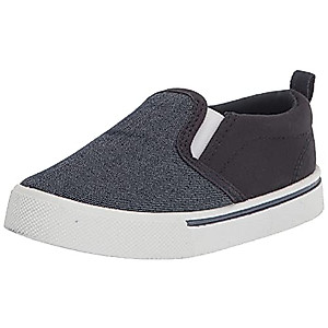 OshKosh B'Gosh Boy's Austin Slip On Shoe, New Navy, 10 Toddler