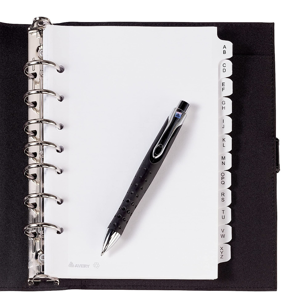 Avery 11313 Preprinted Tab Dividers, 12-Tab, 8 1/2 x 5 1/2