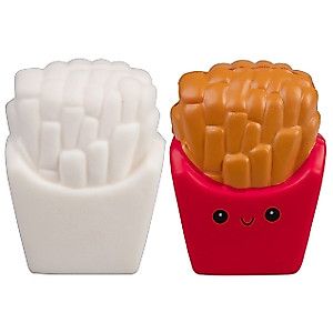 DIY Party Craft Kit Jumbo Blank Slow-Rising Squishies -12 Different 4-6" Designs -White Kawaii Sqwishy Toys for Painting, Soft Scented Stress Relief Art Crafts -Kids Holiday Birthday Activity Gift