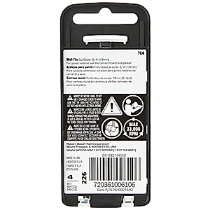 Roto Zip TC4 1/8-Inch Tile-Cutting Carbide Zip Bits, 4-Pack