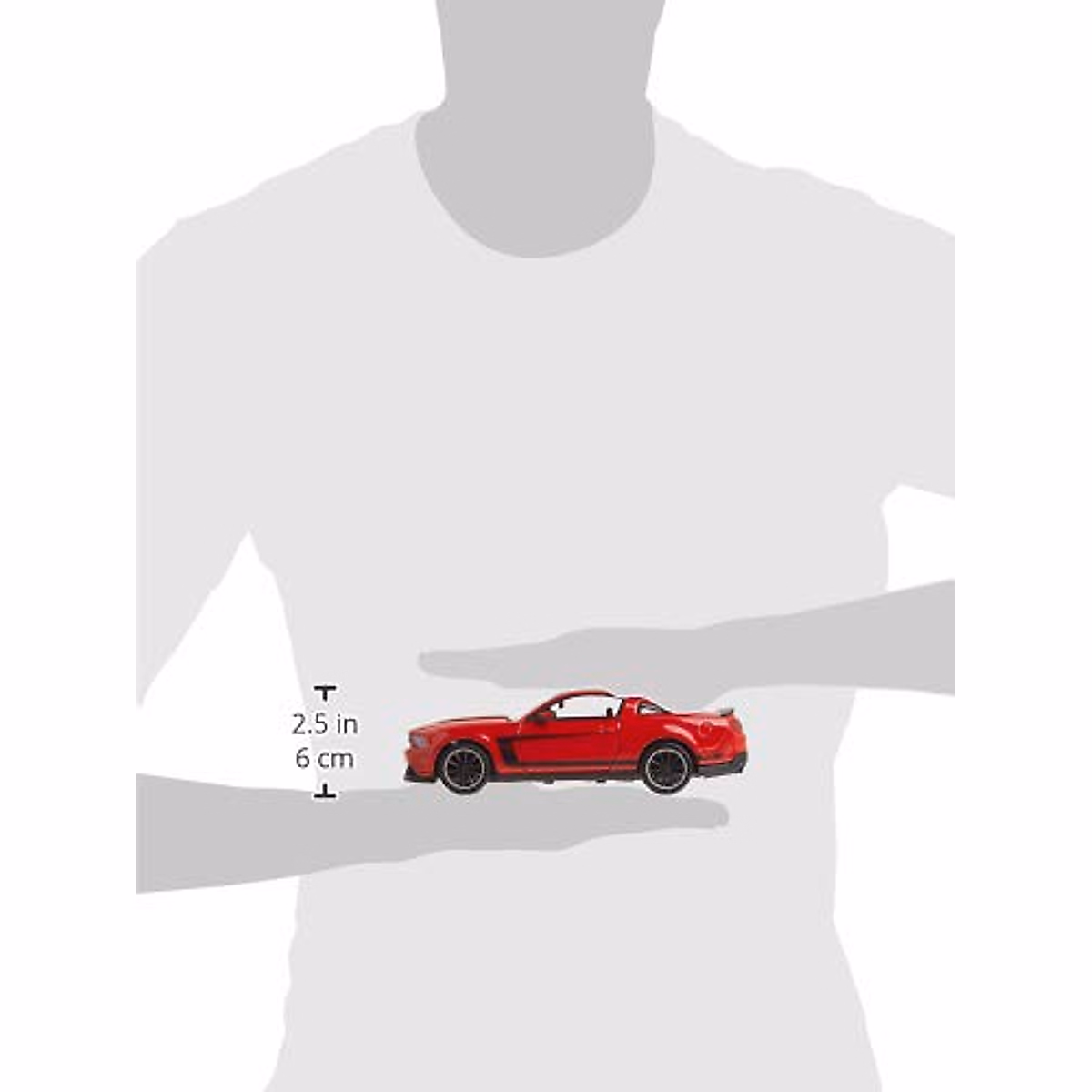 Maisto 1:24 Scale Assembly Line 2012 Ford Mustang Boss 302 Die-Cast Vehicle (Colors May Vary)