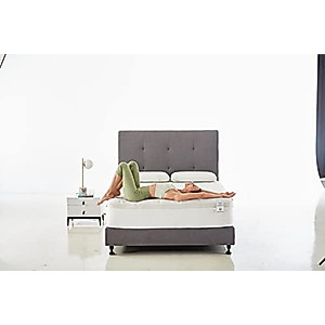 Full Size Mattress - 12 Inch Cool Memory Foam & Spring Hybrid Mattress with Breathable Cover - Motion Isolation - Comfort Plush Euro Pillow Top - Green Foam Certified - Oliver & Smith