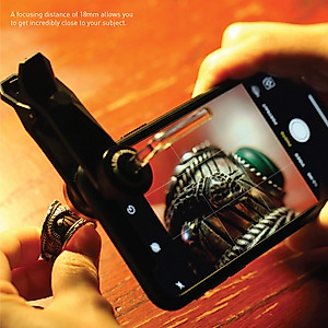 Stinger Clip-On Bore Light Illuminator & Macro Lens: Gun Barrel Light Enhancer by Smartphone Flashlight for Gun Cleaning, Gun Bore Inspection