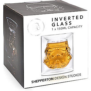 THUMBS UP Original Stormtrooper Glass, 8.5 x 9.3 x 9 cm, Transparent, STMTRPGLS