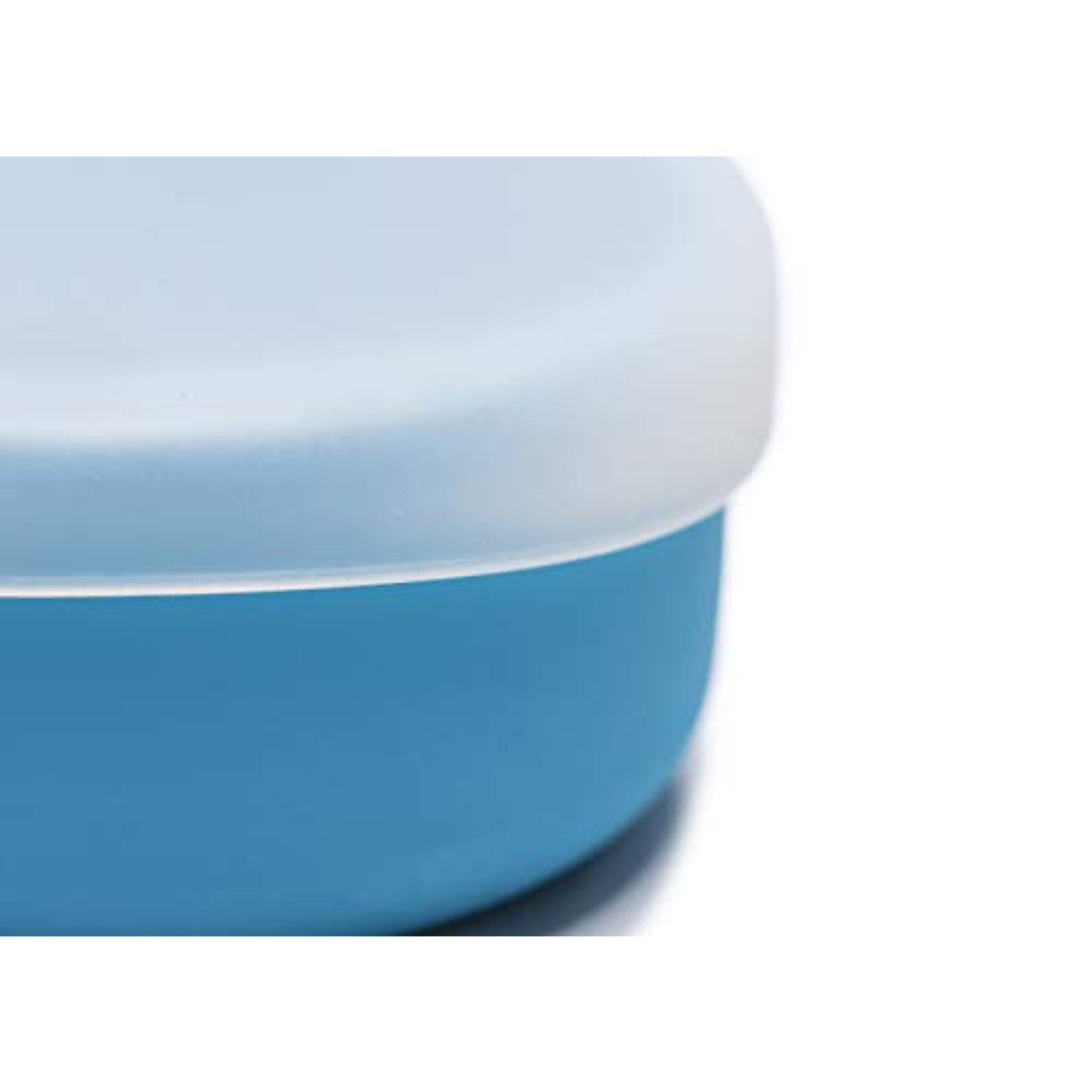 modern-twist Snack Set, Food-Grade Silicone, Waterproof, Dishwasher, Freezer Safe, Reusable Snacking Bowl & Lid – Blue, 7 fl. Oz