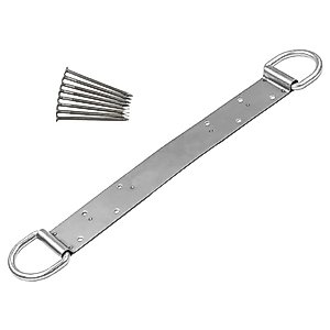 Malta Dynamics 18" Dual D-Ring Permanent Roof Anchor, Easy Installation with Included Fasteners (1)