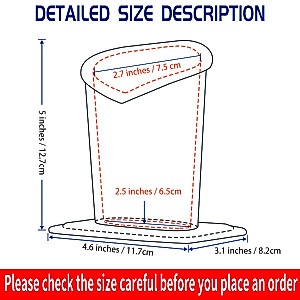 PG6 Plush Lined Eyeglasses Holder Stand Case Protective Glasses Case for Desks