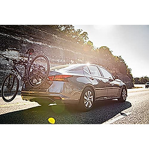 Saris Guardian Trunk 2-Bike Rack - Foldable and Compact, American-Made Steel, Easy Assembly, Secure Bike Transit, Fits Most Sedans, Hatchbacks, Vans for 2 Bikes up to 35 lbs. Each