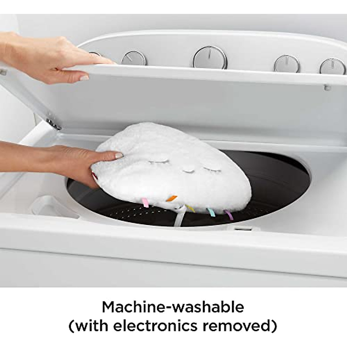 Fisher Price Baby Sound Machine Twinkle & Cuddle Cloud Soother Crib-Attach Plush with Lights for Infant to Toddler