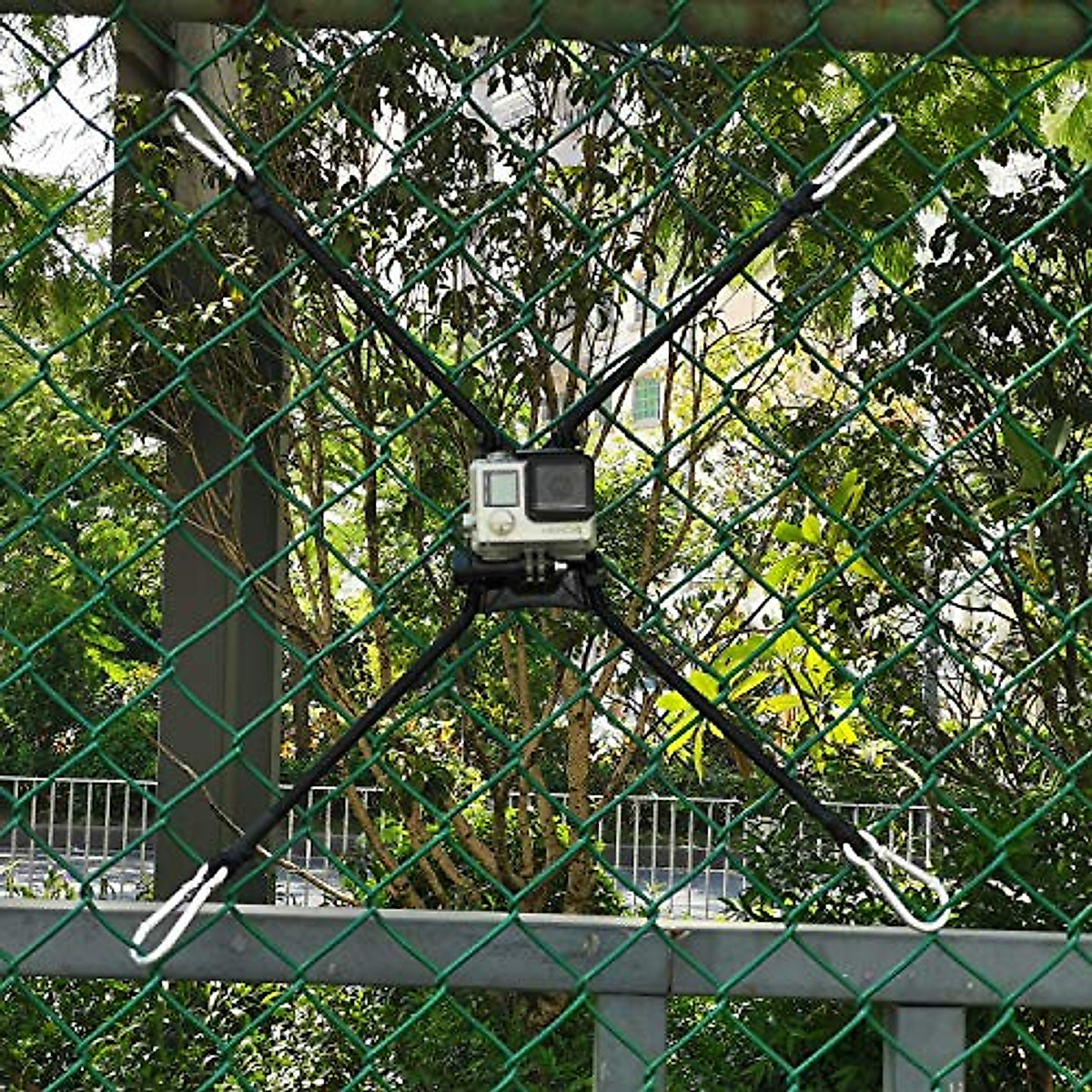 Action Camera Chain Link Fence Mount for Gopro Action Cameras - Ideal Backstop Camera Mount for Recording Baseball,Softball and Tennis Games