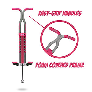 New Bounce Pogo Stick for Kids - Pogo Sticks for Ages 9 and Up, 80 to 160 Lbs - Pro Sport Edition, Quality, Easy Grip, PogoStick for Hours of Wholesome Fun