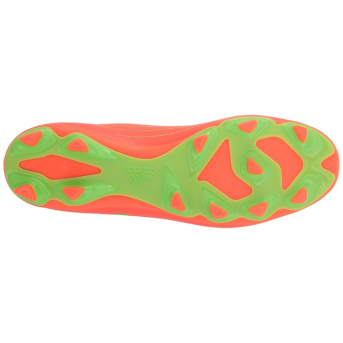 adidas Unisex Edge.4 Predator Flexible Ground Soccer Shoe, Solar Red/Solar Green/Black (Sock), 10 US Men