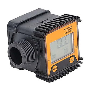 Flow Control Meter Digital Fuel Flow Meter, Convenient Operation Flow Controller for Used in Petroleum,Food, Etc. (Color : Yellow, Size : 1)