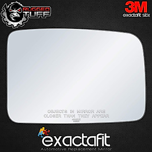 exactafit 8652R Passenger Side Mirror Glass Replacement Repair Compatible With 2003 2004 2005 2006 Ford Expedition