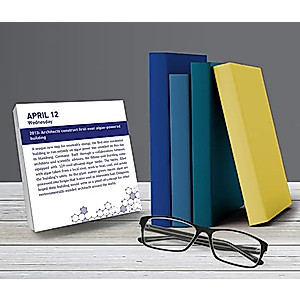 2023 This Day in Science Boxed Calendar: 365 Groundbreaking Discoveries, Inspiring People, and Incredible Facts (Daily Calendar, Office Desk Gift for Him or Her)