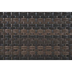 Signature Design by Ashley Outdoor Easy Isle Wicker Sofa Sectional, Beige