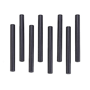 FOSTAR 8PCS Survival Ferro Rod Flint Fire Starter Rods, 5/16 X 3.15 Inch Magnesium Fire Steel Rods
