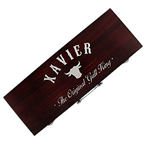 Engraved Grill BBQ Gifts Set for Dad Father Him - Custom Barbecue Personalized Grilling Set with Tools (Silver Engraving)