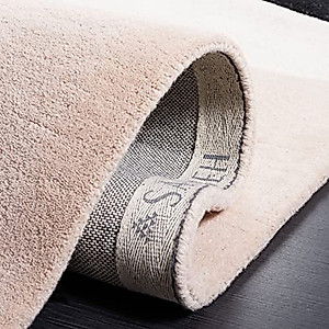 Safavieh Rodeo Drive Collection 3' x 5' Ivory/Blush RD860U Handmade Mid-Century Modern Abstract Wool Area Rug